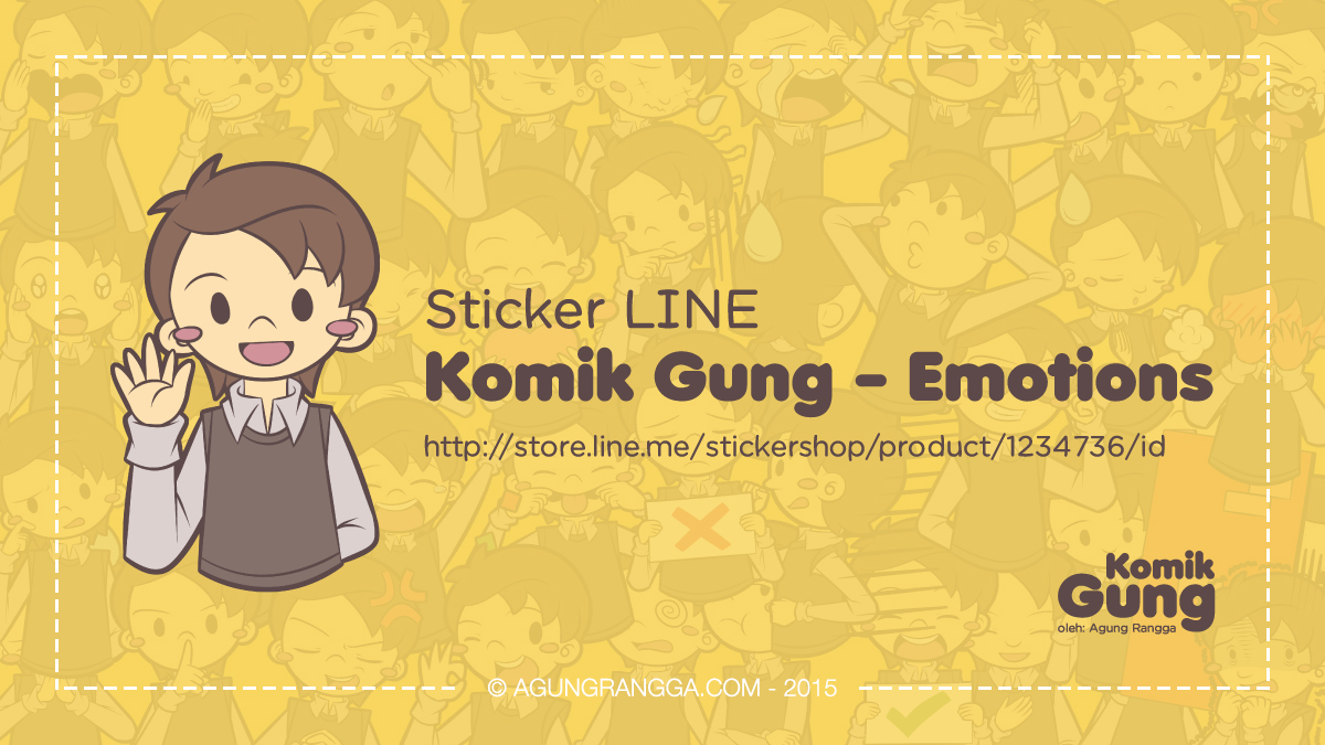 Pengalaman Merilis Sticker LINE – Agung Rangga